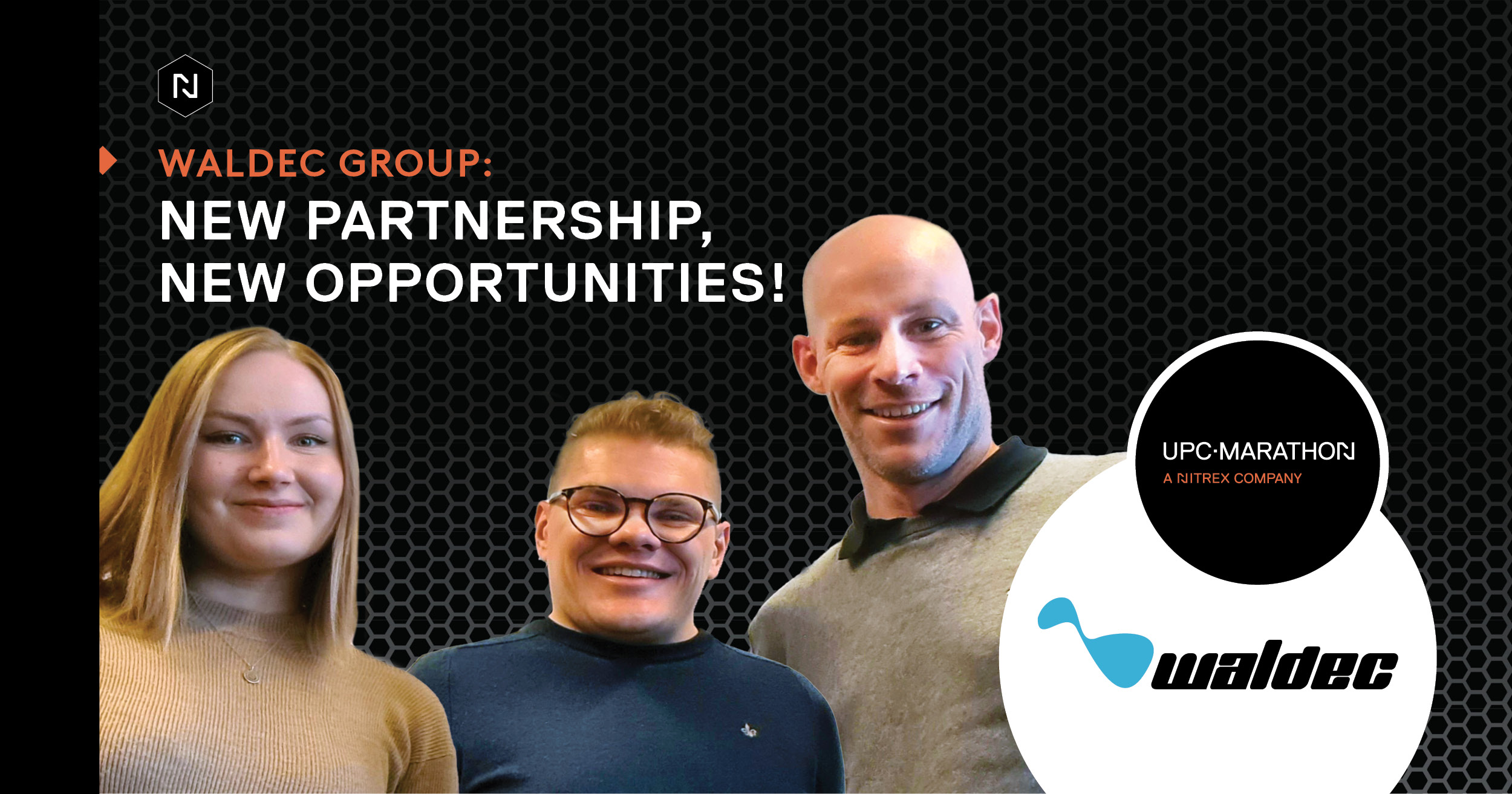 UPC-Marathon, A Nitrex Company, Welcomes Waldec Group as New Sales Representative